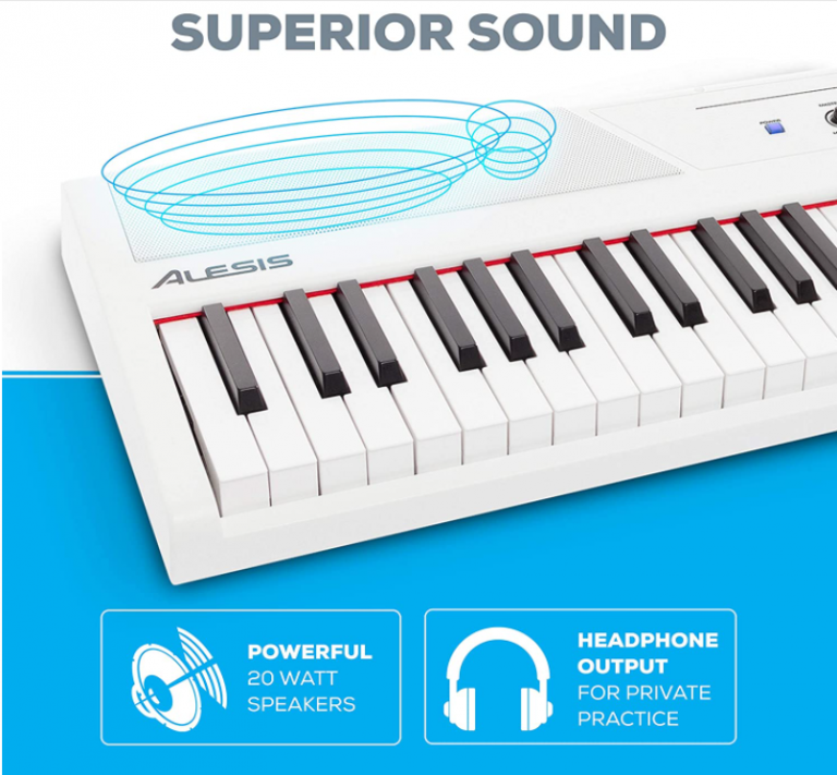 Alesis Recital White 88 Key Digital Piano - The Keyboard Piano Shop